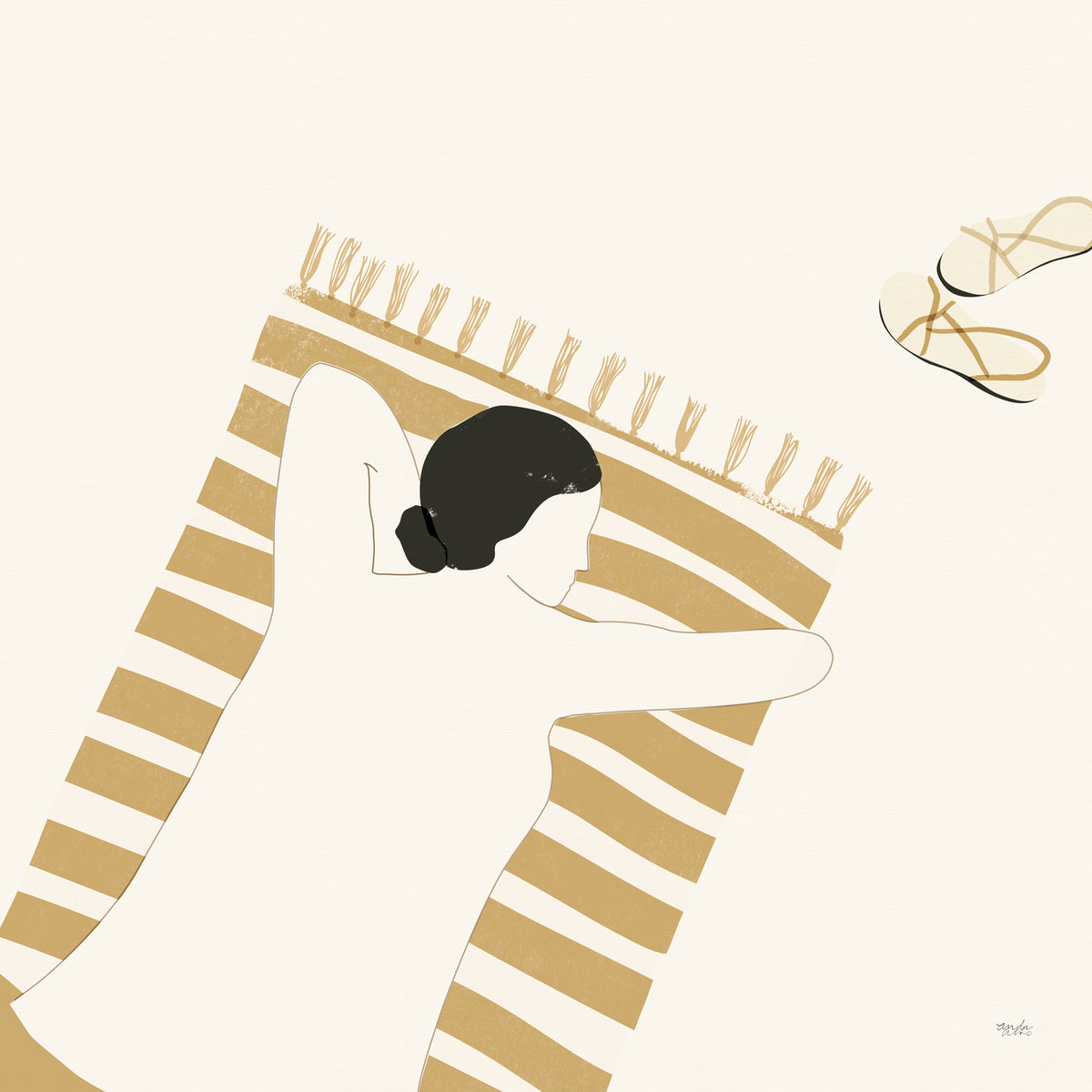 Burning Thoughts - Art Print by Andi Bell Art | GIANT ART