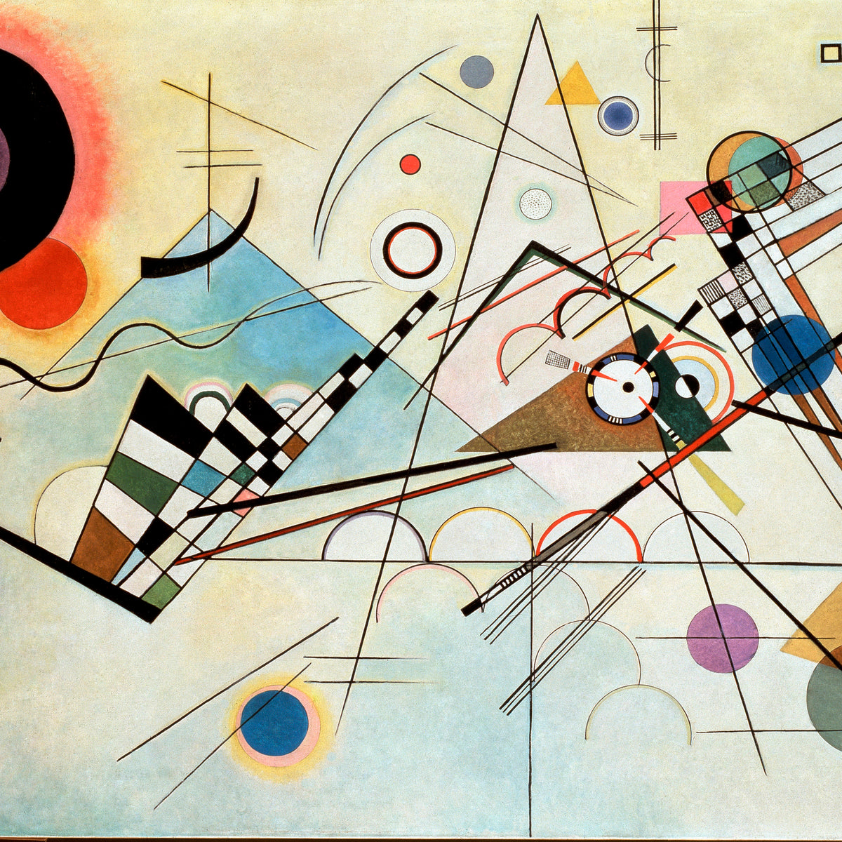 Composition VIII, 1923 - Art Print by Wassily Kandinsky | GIANT ART