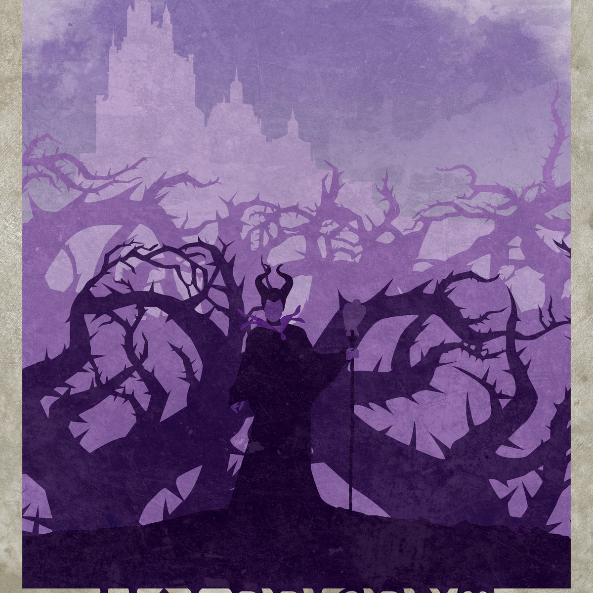 Maleficent - Art Print by Ryan Ripley | GIANT ART