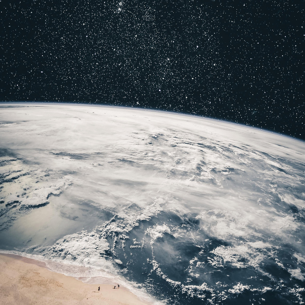 Walk on the beach by GEN Z - Art Print by Rigaud Mickaël | GIANT ART