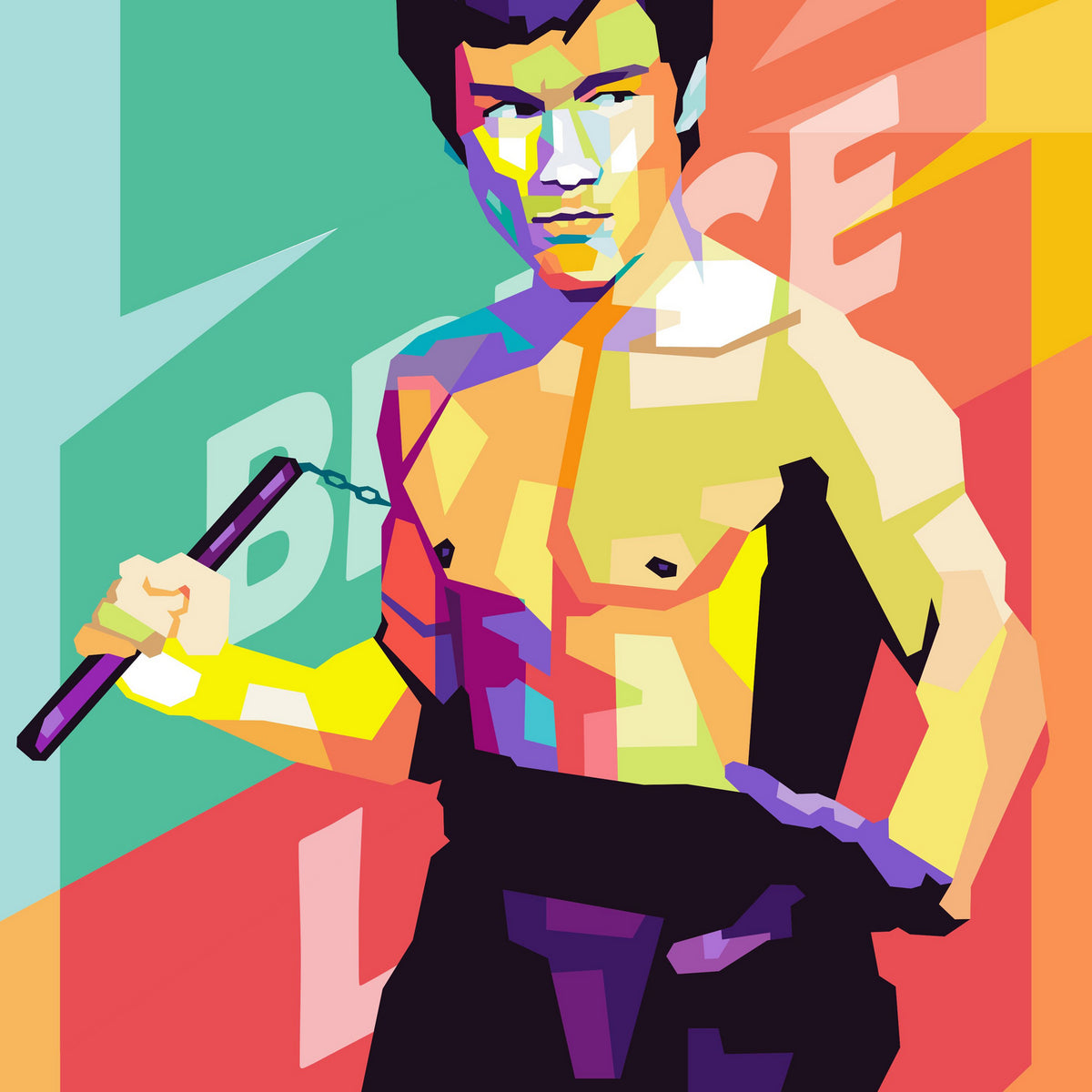 bruce lee - Art Print by Martinus bagas Sutanto | GIANT ART