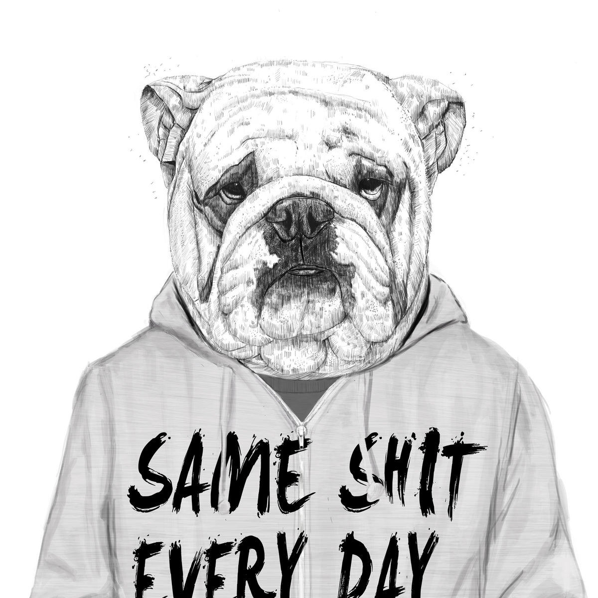 Same shit... - Art Print by Solti Balázs | GIANT ART