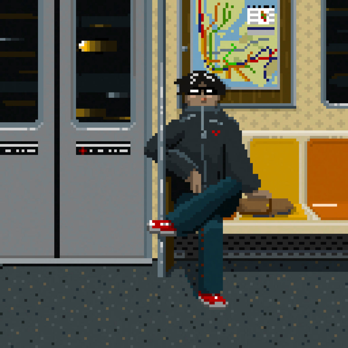 NYC Subway Portrait 001 - Art Print by Christopher Pace | GIANT ART