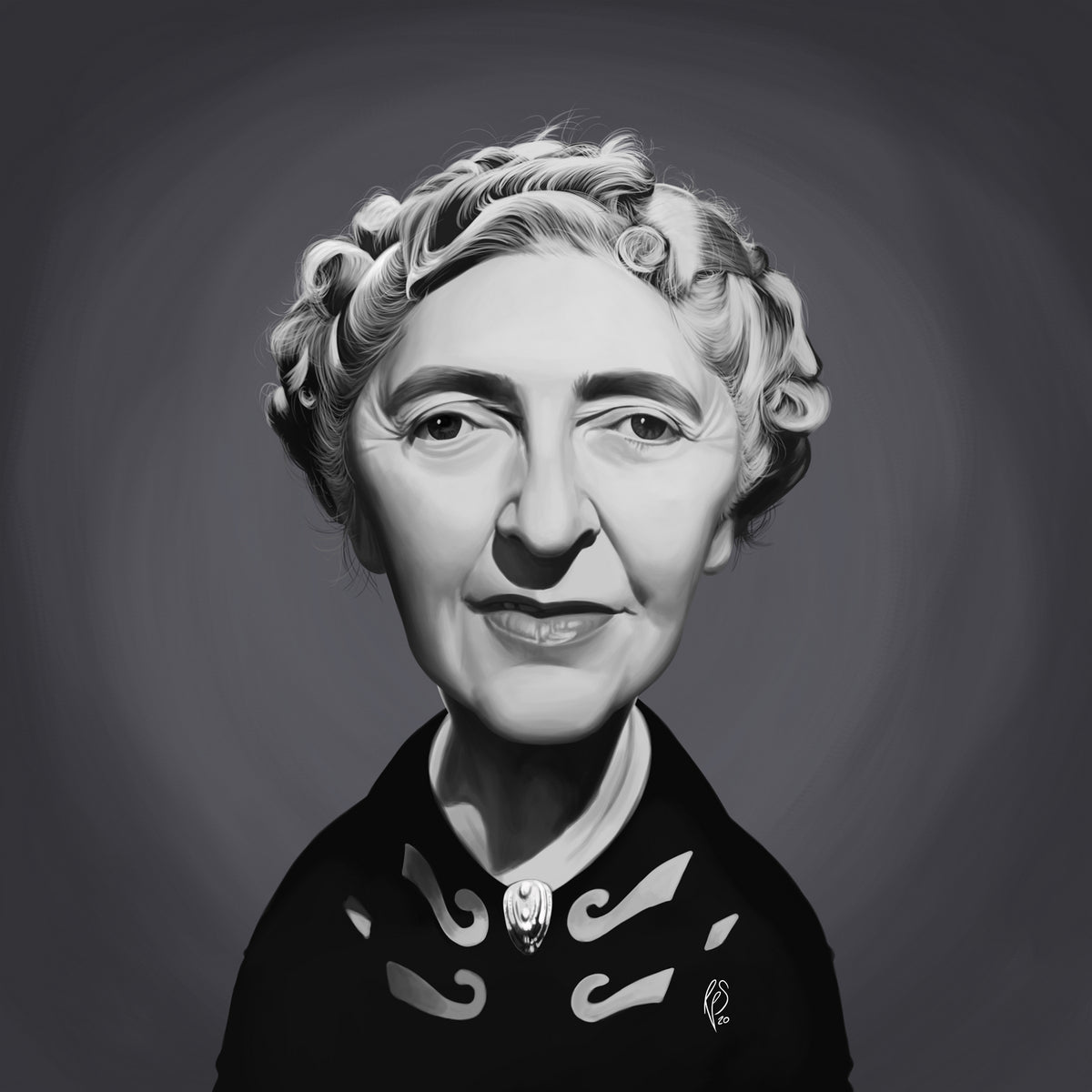 Agatha Christie - Art Print by Rob Snow | GIANT ART