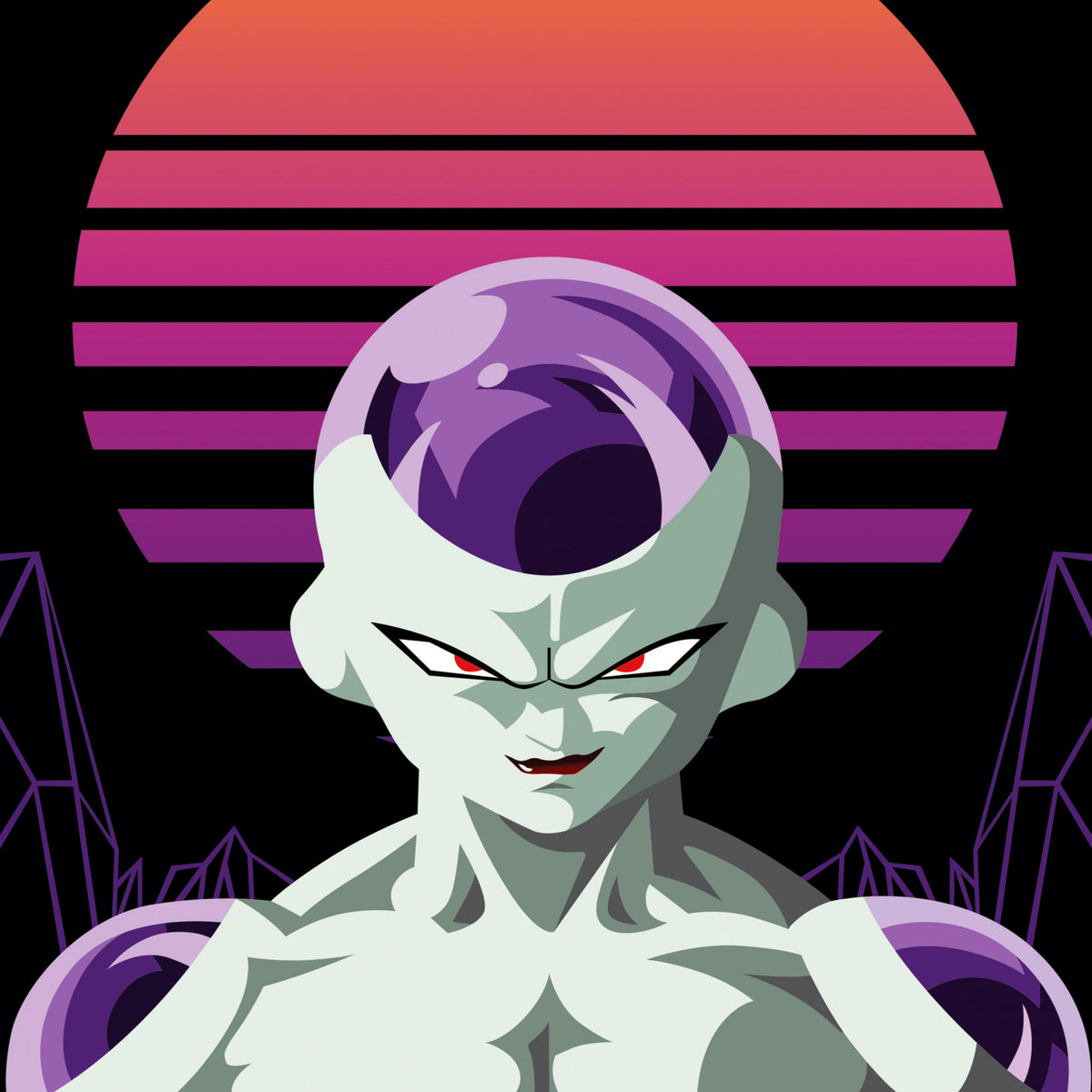 FRIEZA Dragon BALL - Art Print by Muhamat Azmi Muna | GIANT ART