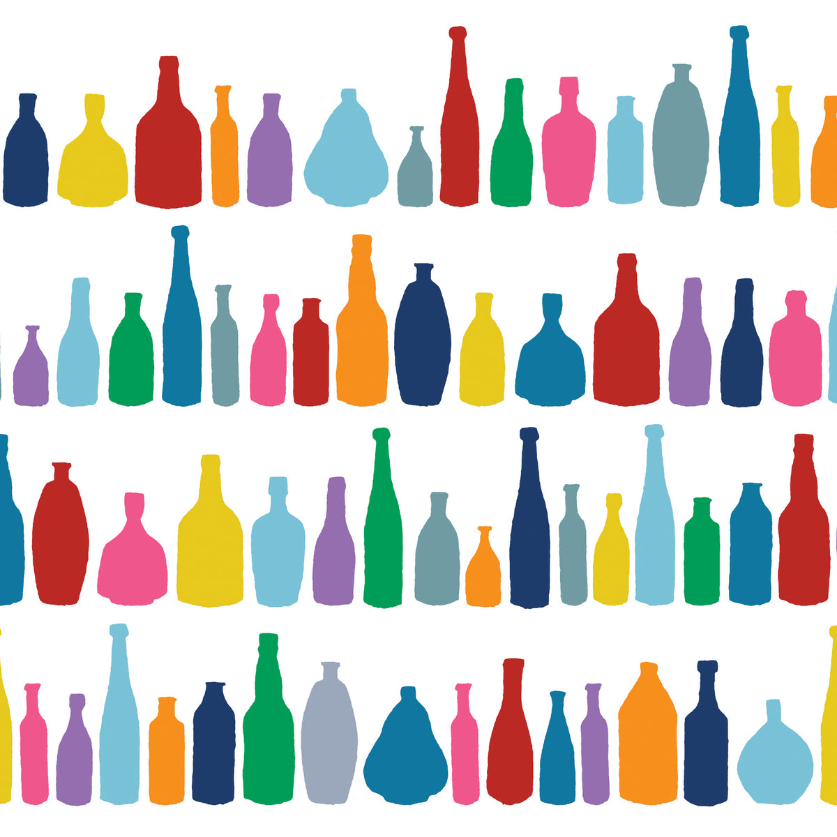 Bottles Multi - Art Print by Emeline Tate-Robertson | GIANT ART