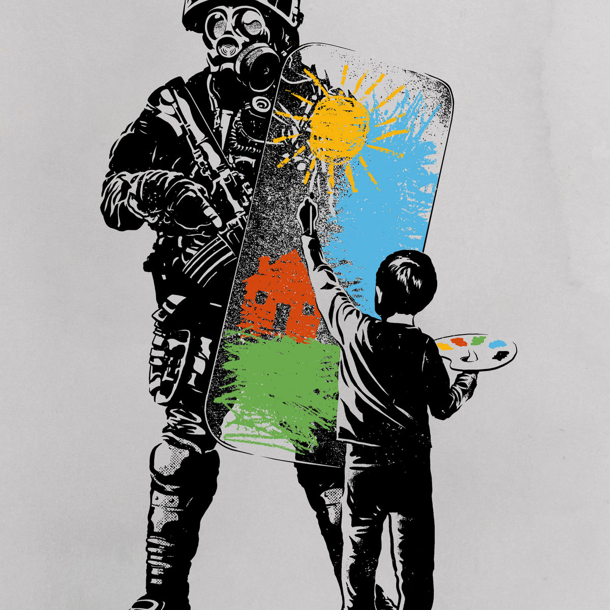 Turmoil Paint - Art Print by rob dobi | GIANT ART