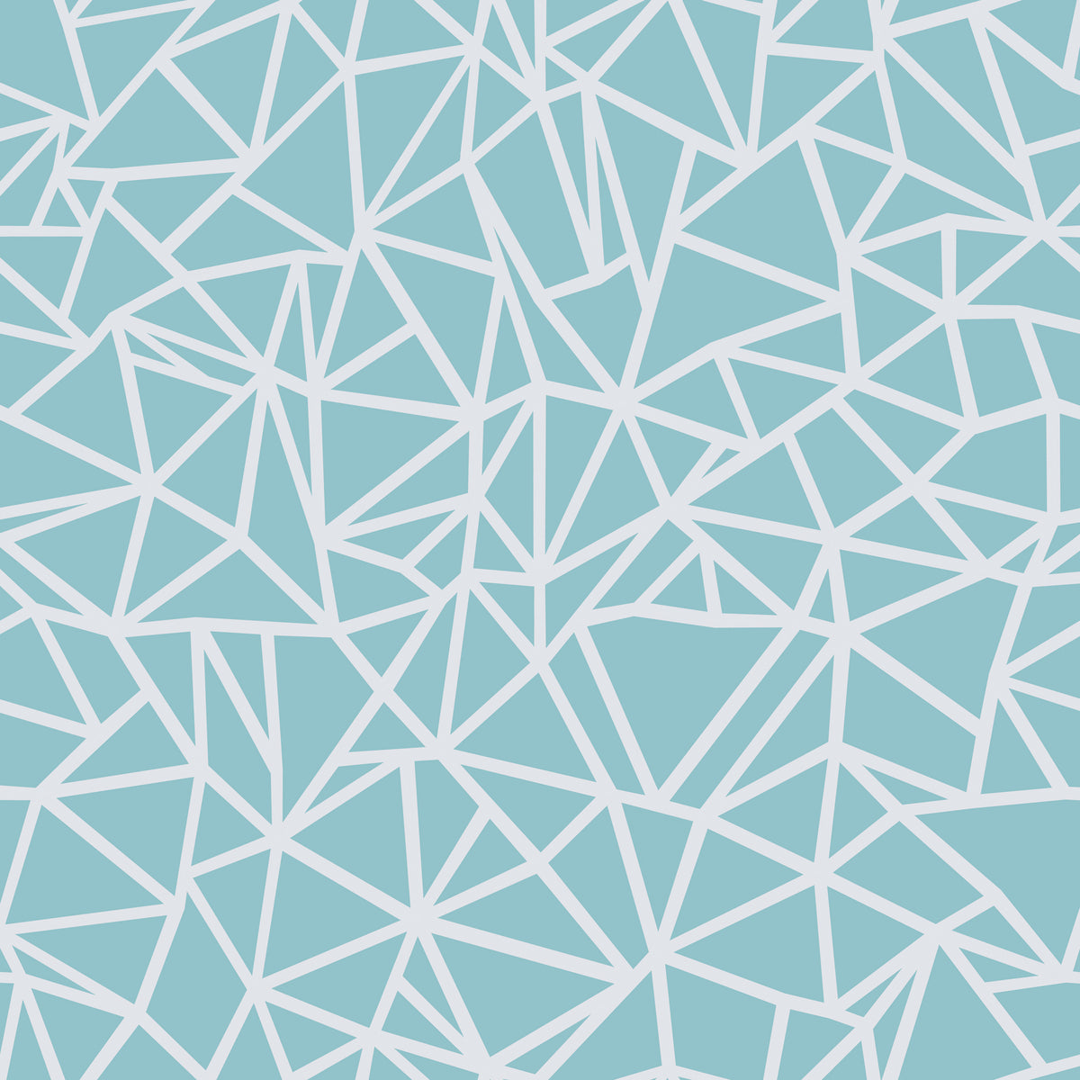 Abstract Outline Sky Blue - Art Print by Emeline Tate-Robertson | GIANT ART