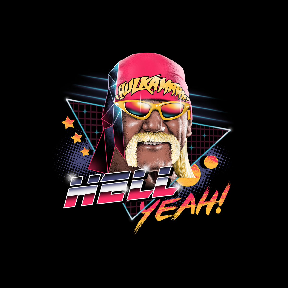 Hell yeah! - Color Sep - Art Print by Vincent Trinidad | GIANT ART