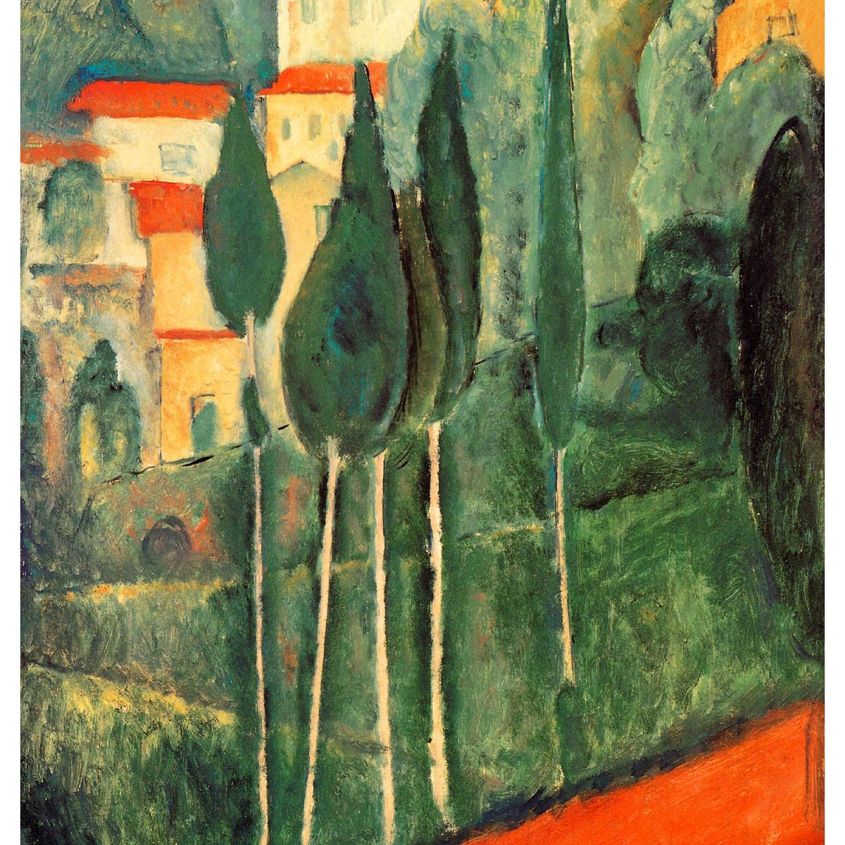 Landscape Southern France - Art Print by Amedeo Modigliani | GIANT ART