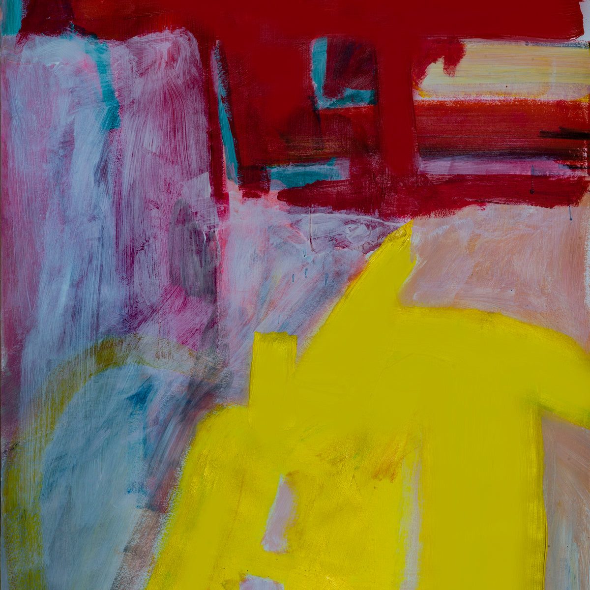 Red and Yellow Collide - Art Print by Janet London | GIANT ART
