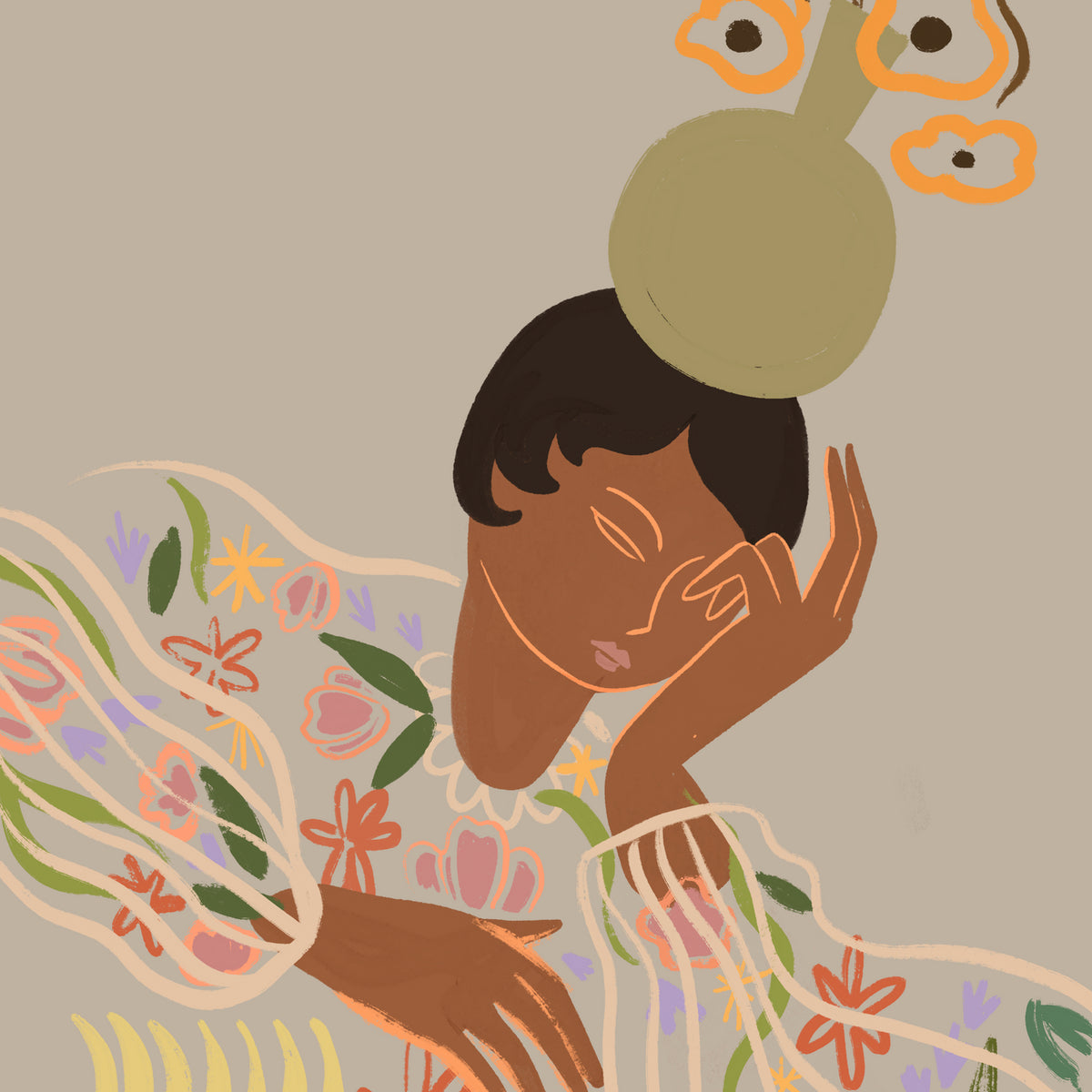The Overthinker - Art Print by Arty | GIANT ART