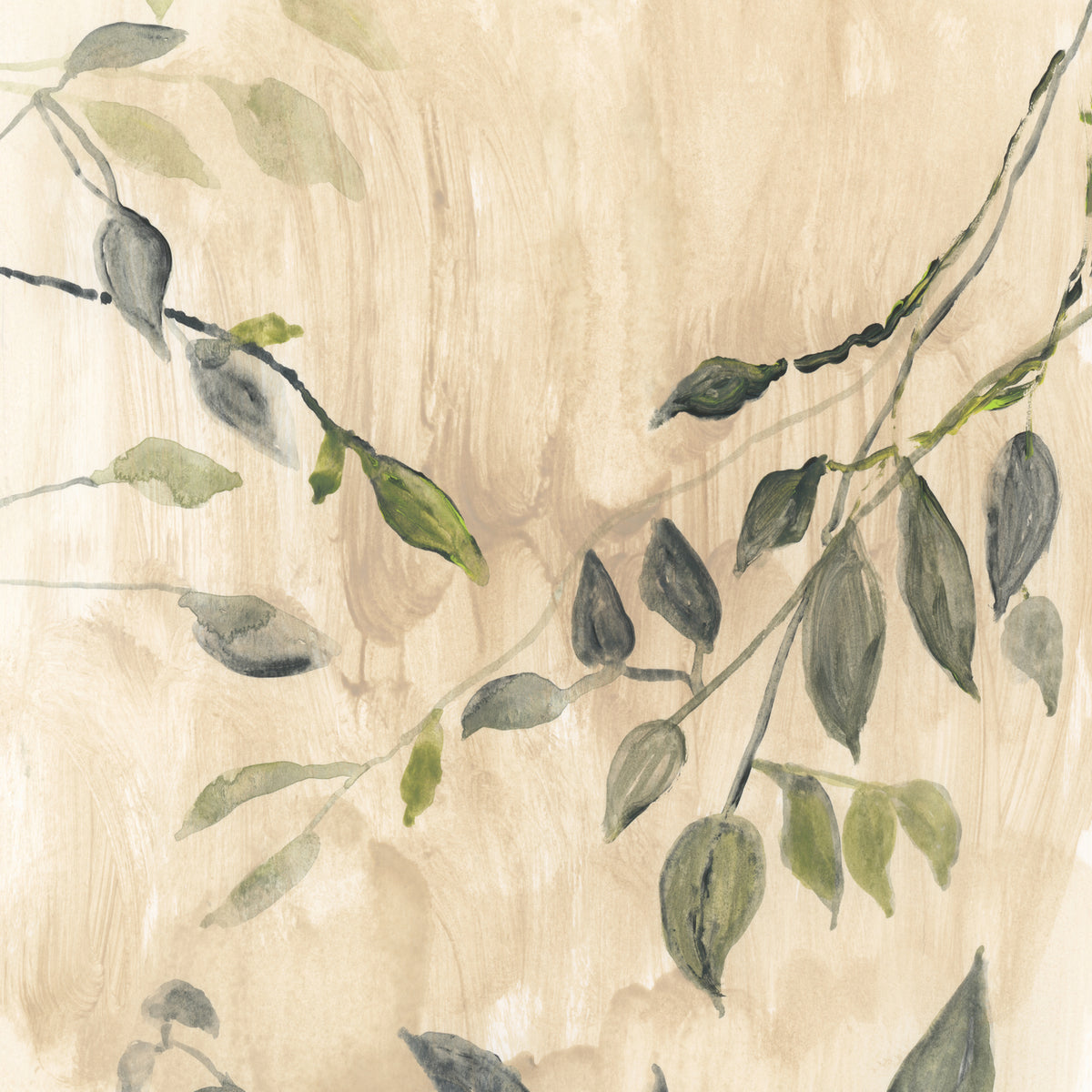 Colour Washed Leaves No1 - Art Print by cartissi | GIANT ART