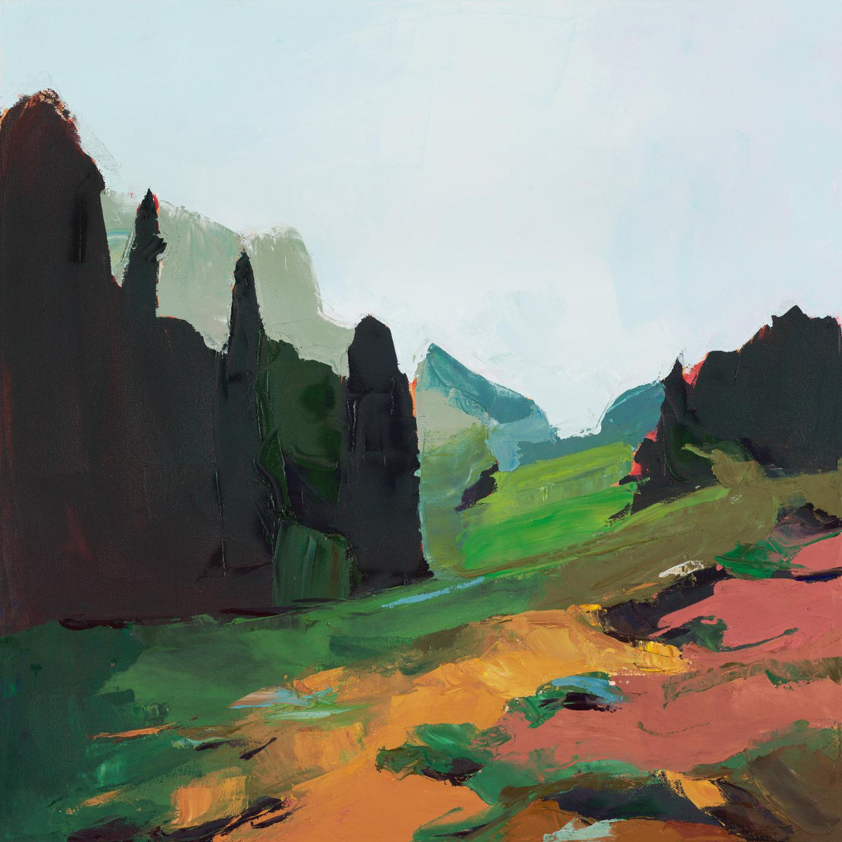 Green Alpine Meadow - Art Print by Julie Denise | GIANT ART