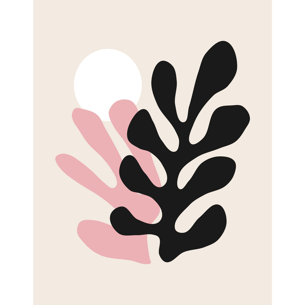 Pink Cut Outs III - Art Print by Clicart Studio | GIANT ART