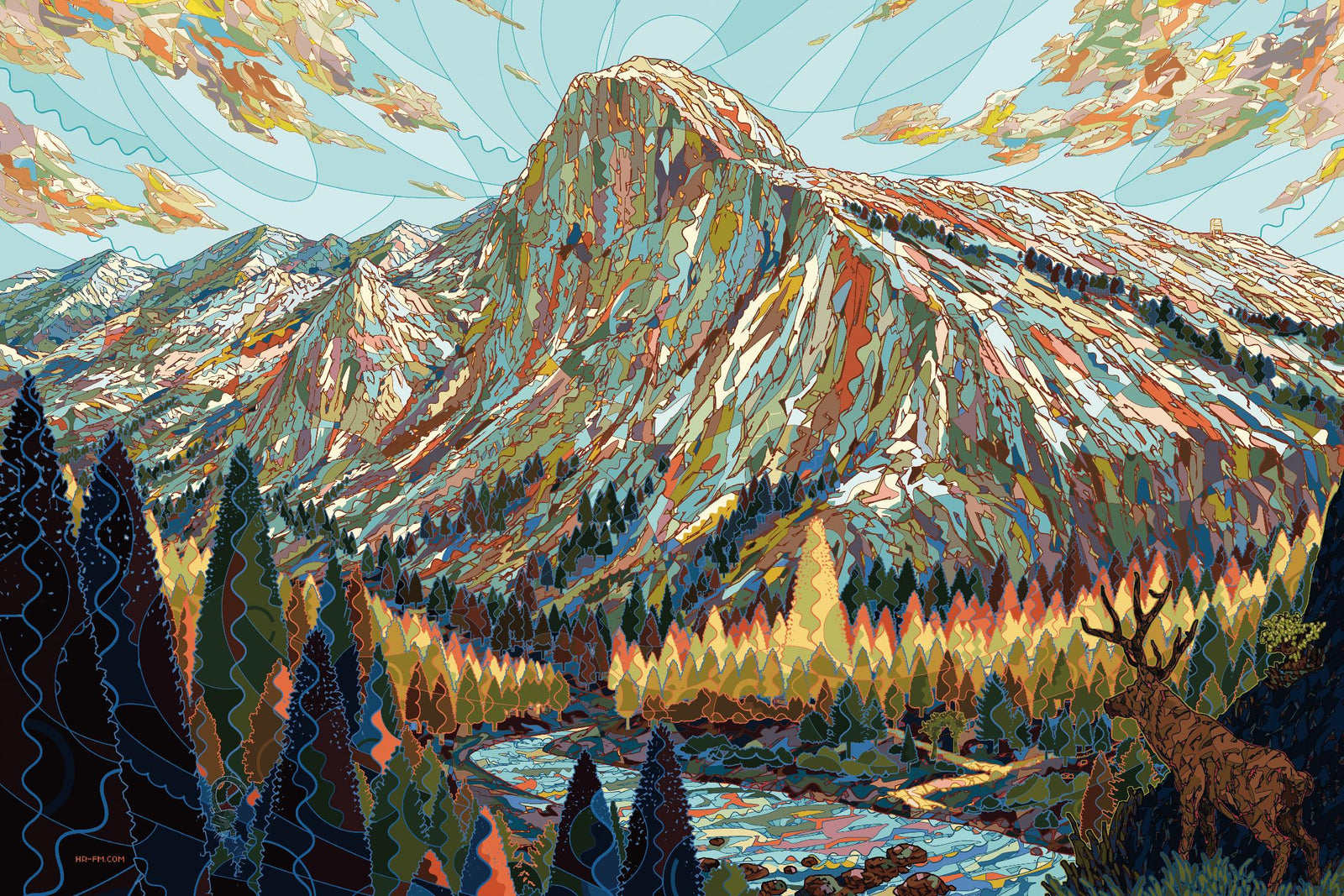 Technicolor - Art Print by HR-FM | GIANT ART