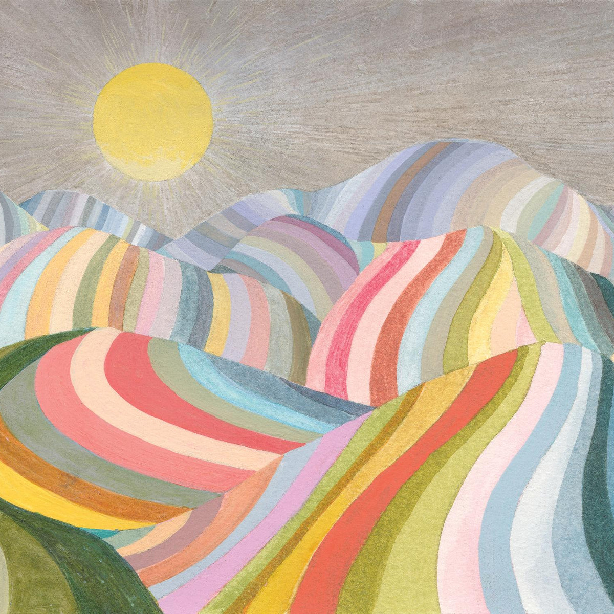 The Hills Roll On - Art Print by Danhui Nai | GIANT ART