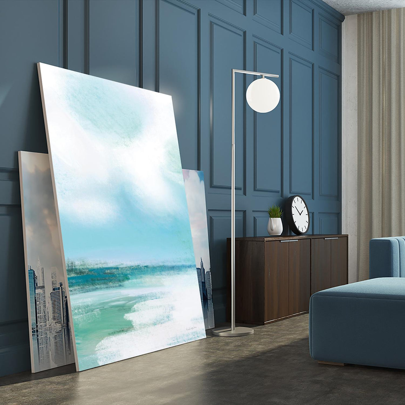 Morning Swim - Art Print by Mercedes Lopez Charo | GIANT ART