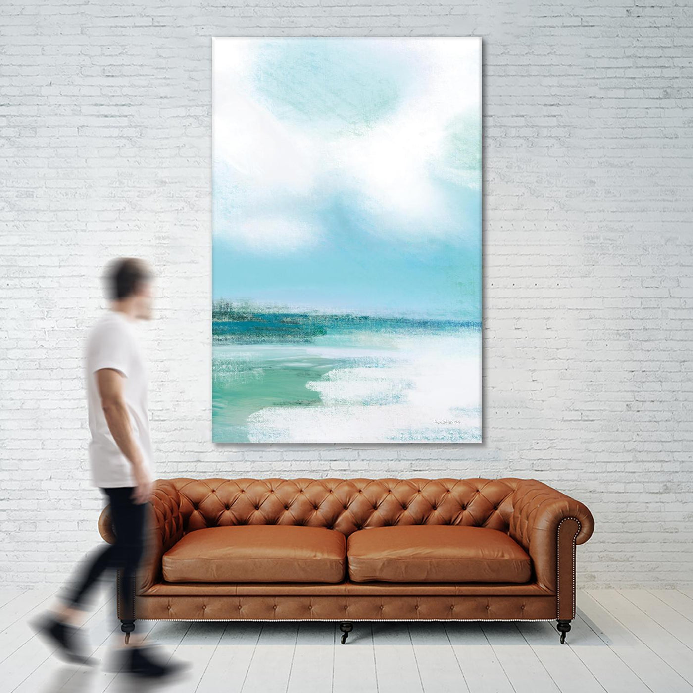 Morning Swim - Art Print by Mercedes Lopez Charo | GIANT ART