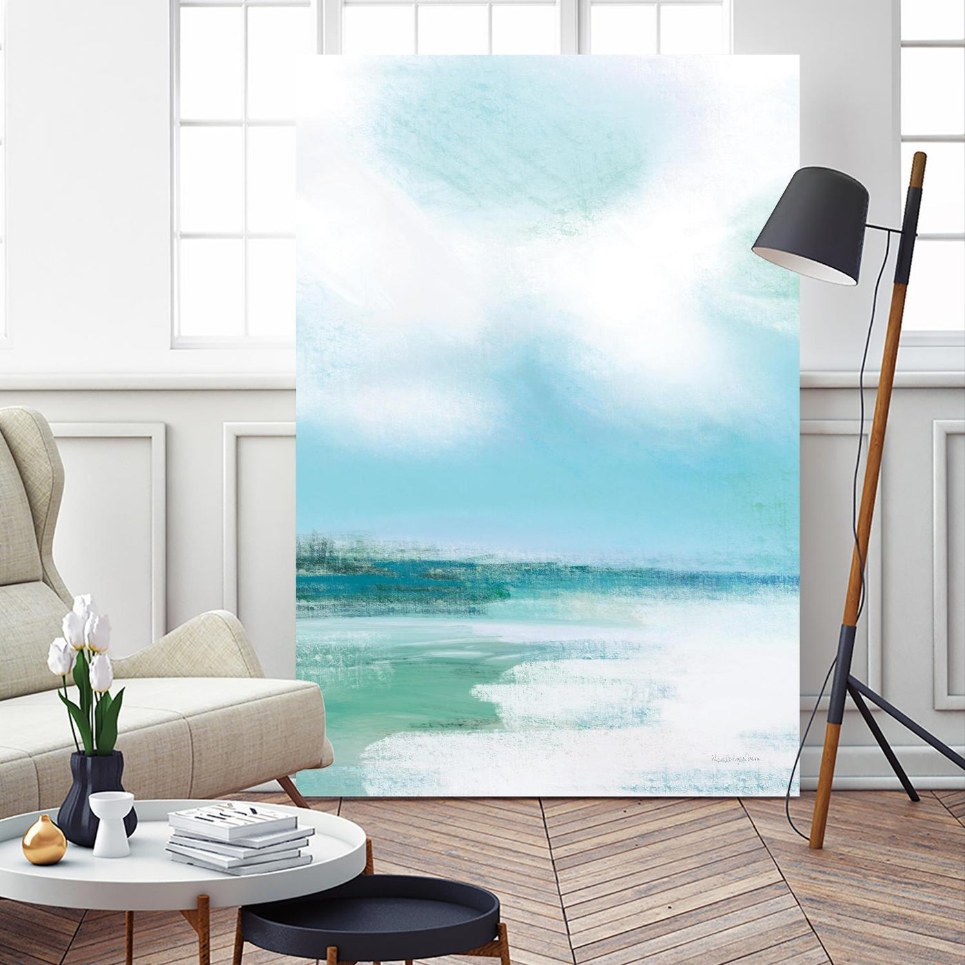 Morning Swim - Art Print by Mercedes Lopez Charo | GIANT ART