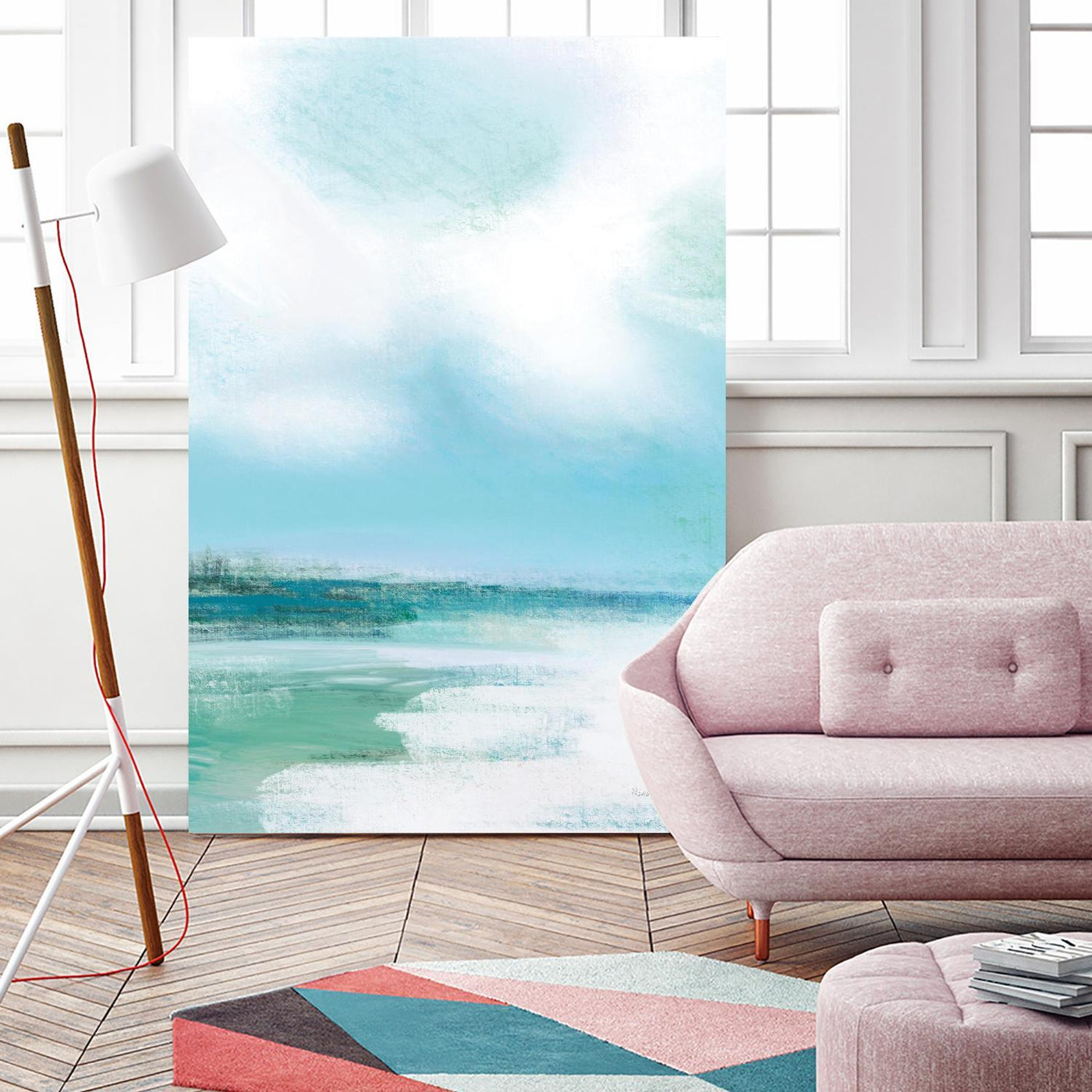 Morning Swim - Art Print by Mercedes Lopez Charo | GIANT ART