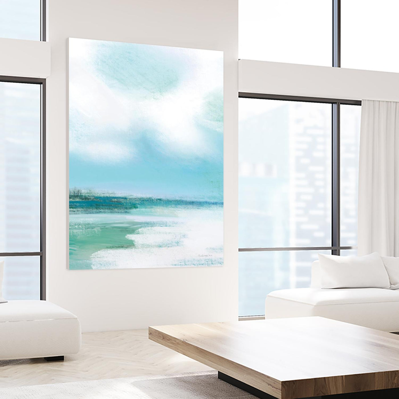 Morning Swim - Art Print by Mercedes Lopez Charo | GIANT ART