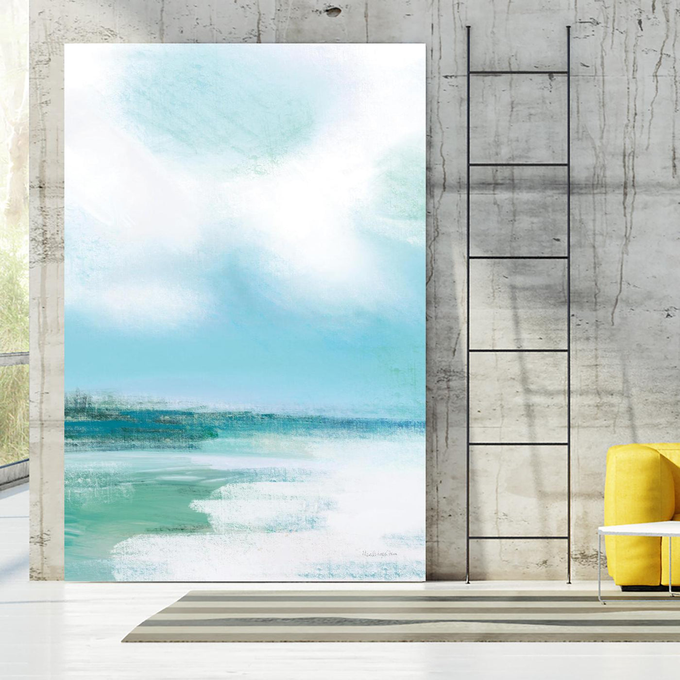 Morning Swim - Art Print by Mercedes Lopez Charo | GIANT ART