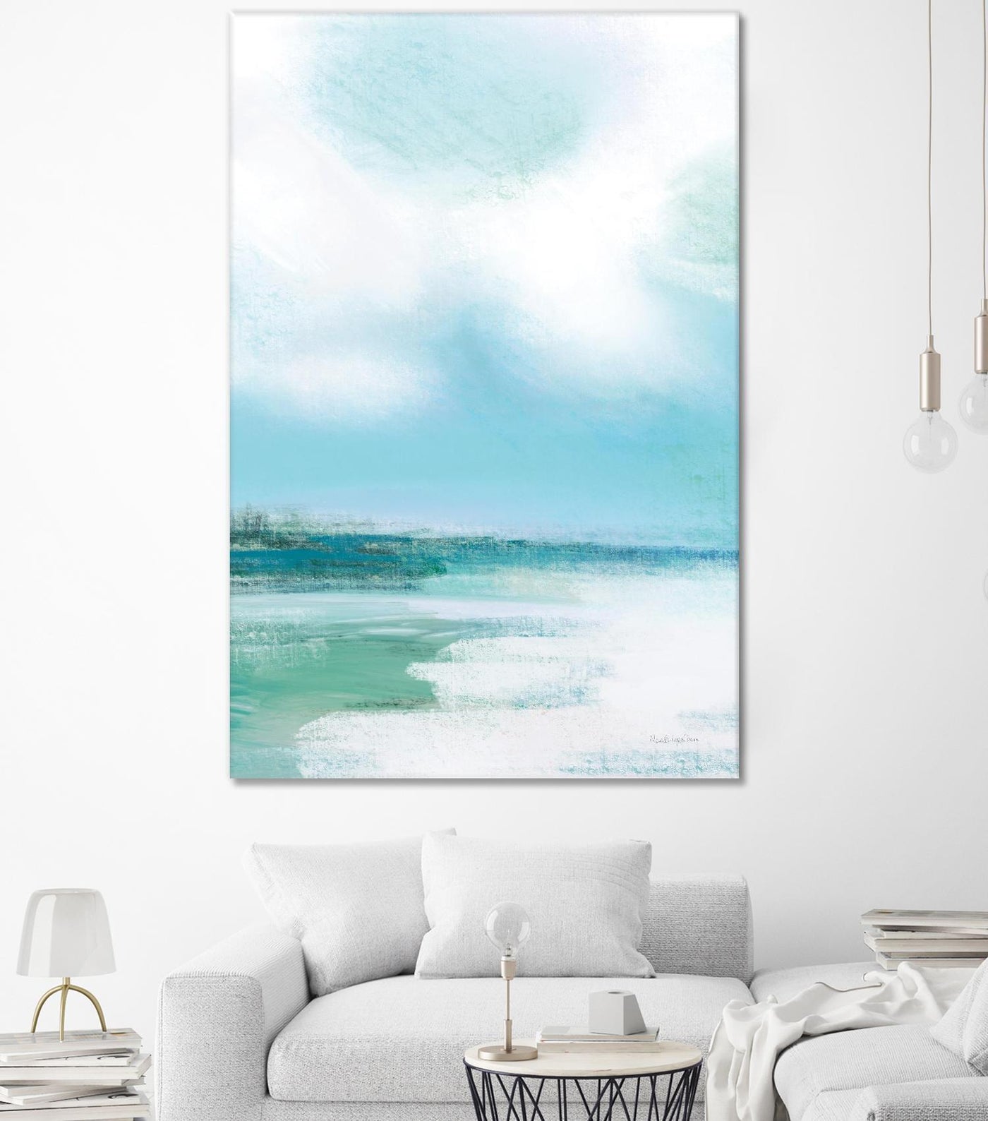 Morning Swim - Art Print by Mercedes Lopez Charo | GIANT ART