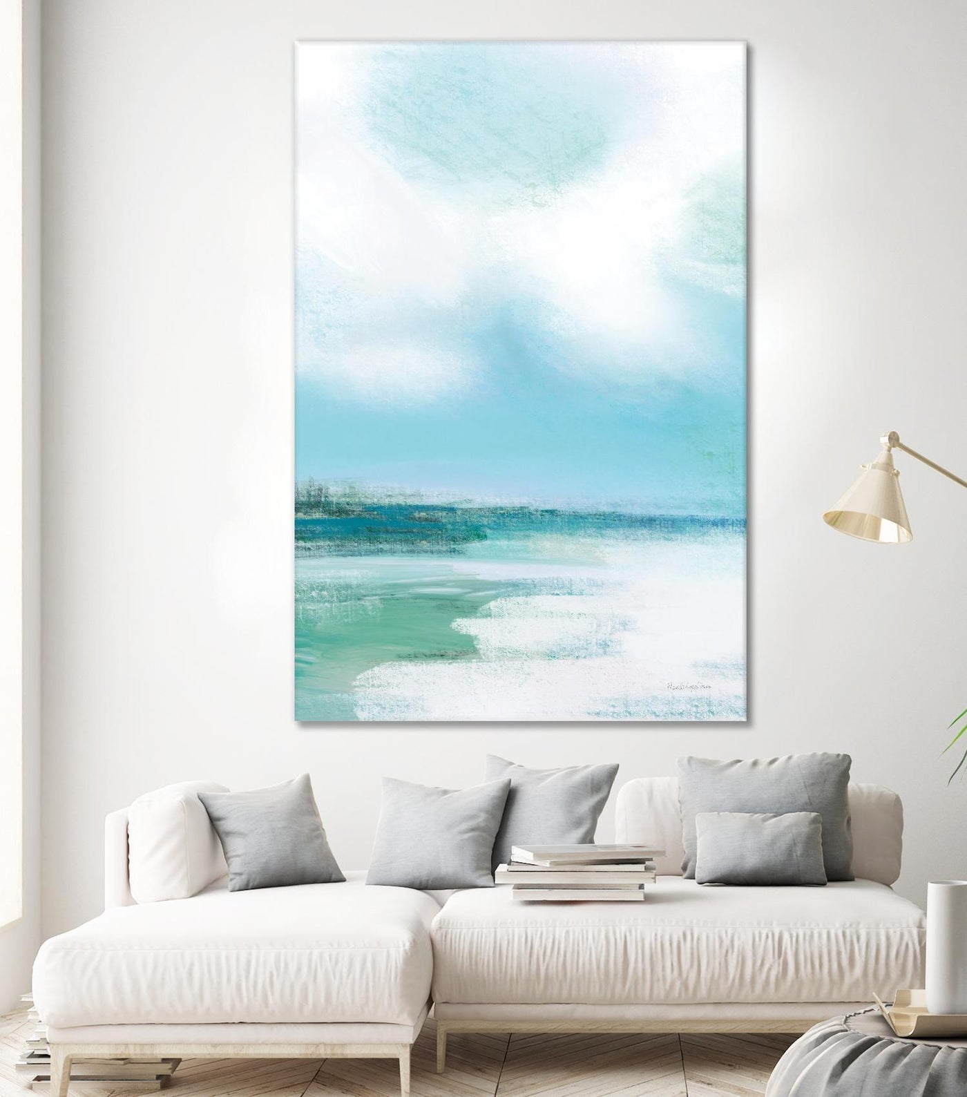 Morning Swim - Art Print by Mercedes Lopez Charo | GIANT ART