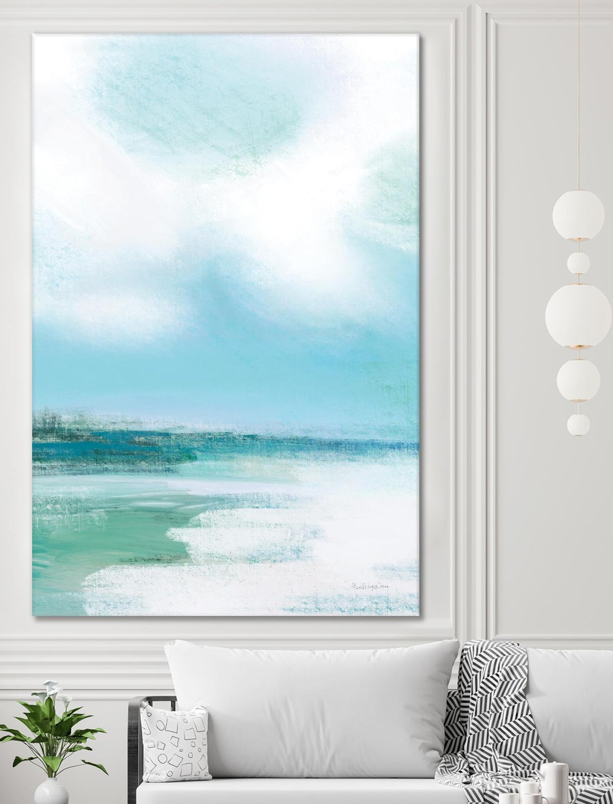 Morning Swim - Art Print by Mercedes Lopez Charo | GIANT ART