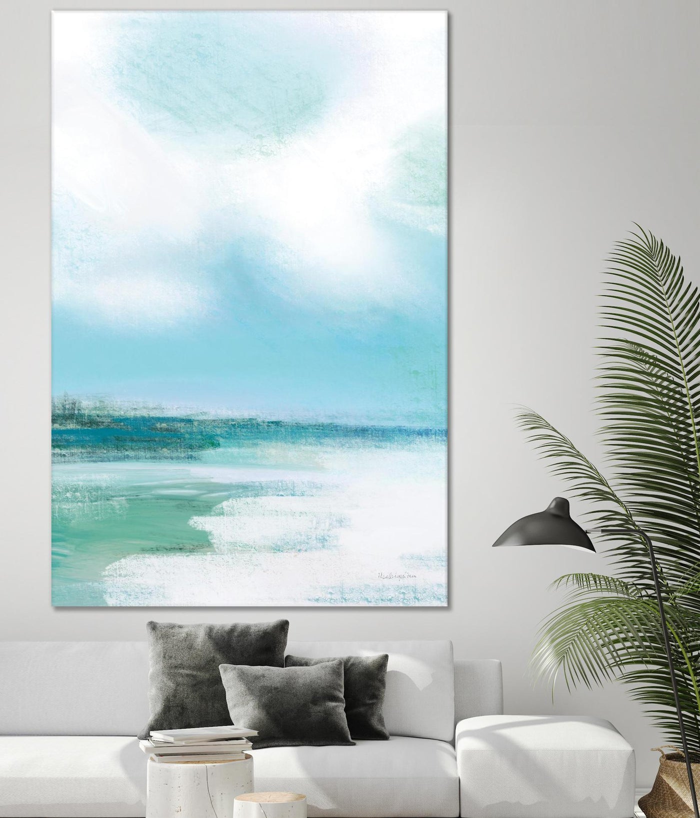 Morning Swim - Art Print by Mercedes Lopez Charo | GIANT ART
