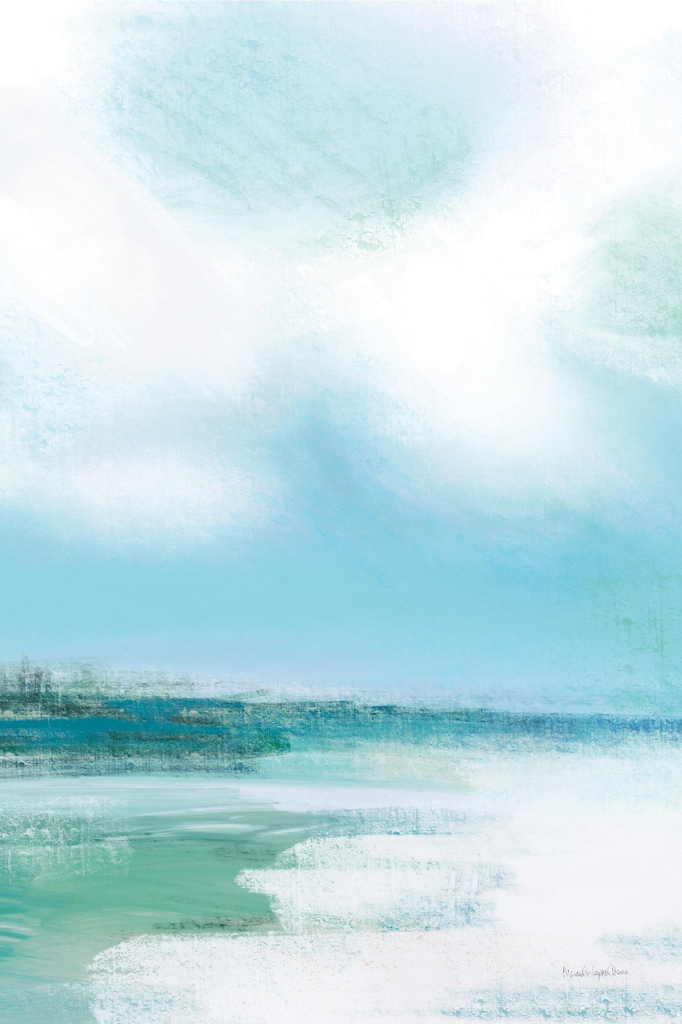 Morning Swim - Art Print by Mercedes Lopez Charo | GIANT ART