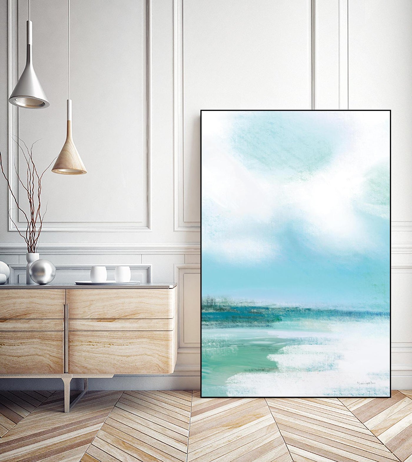 Morning Swim - Art Print by Mercedes Lopez Charo | GIANT ART