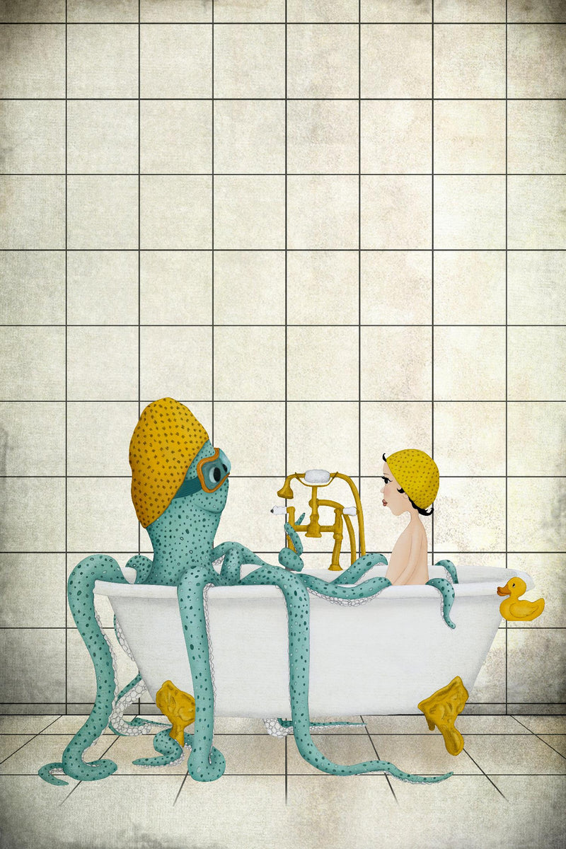 Bath Time - Art Print by Maja Lindberg | GIANT ART
