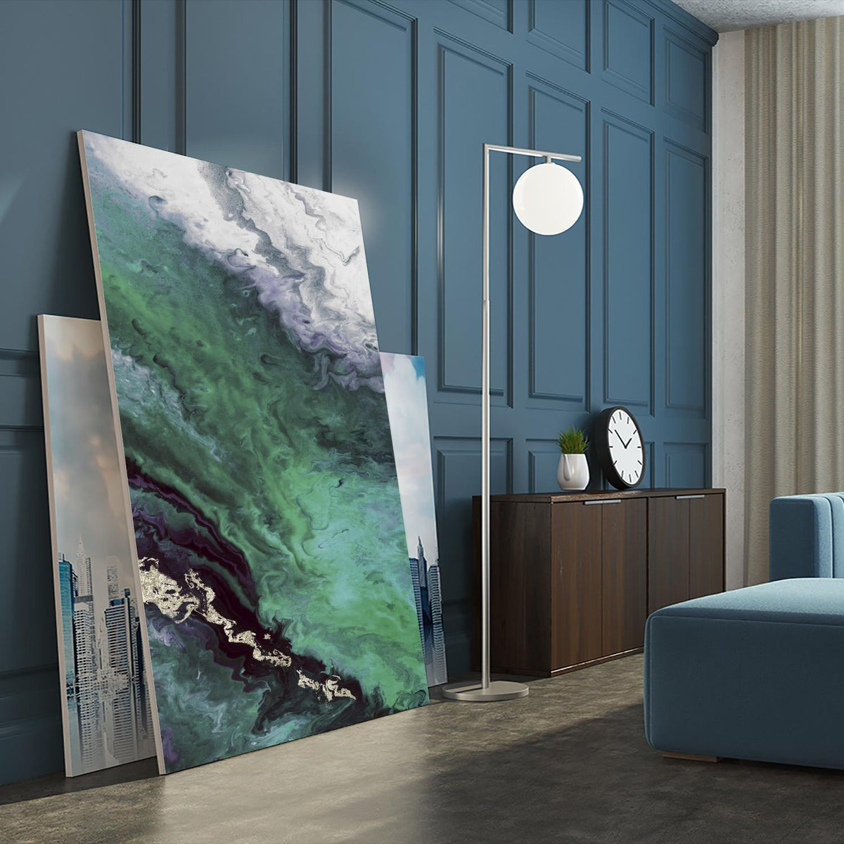 Green Shore Line From Above - Art Print by Eva Watts | GIANT ART