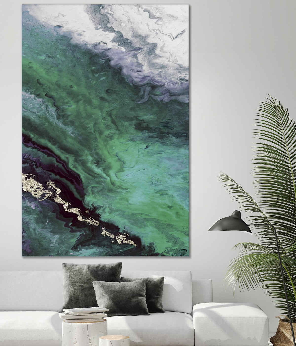 Green Shore Line From Above - Art Print by Eva Watts | GIANT ART